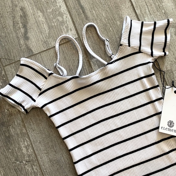 Element | Tops | Element Sweet Stripe Bodysuit | Poshmark
